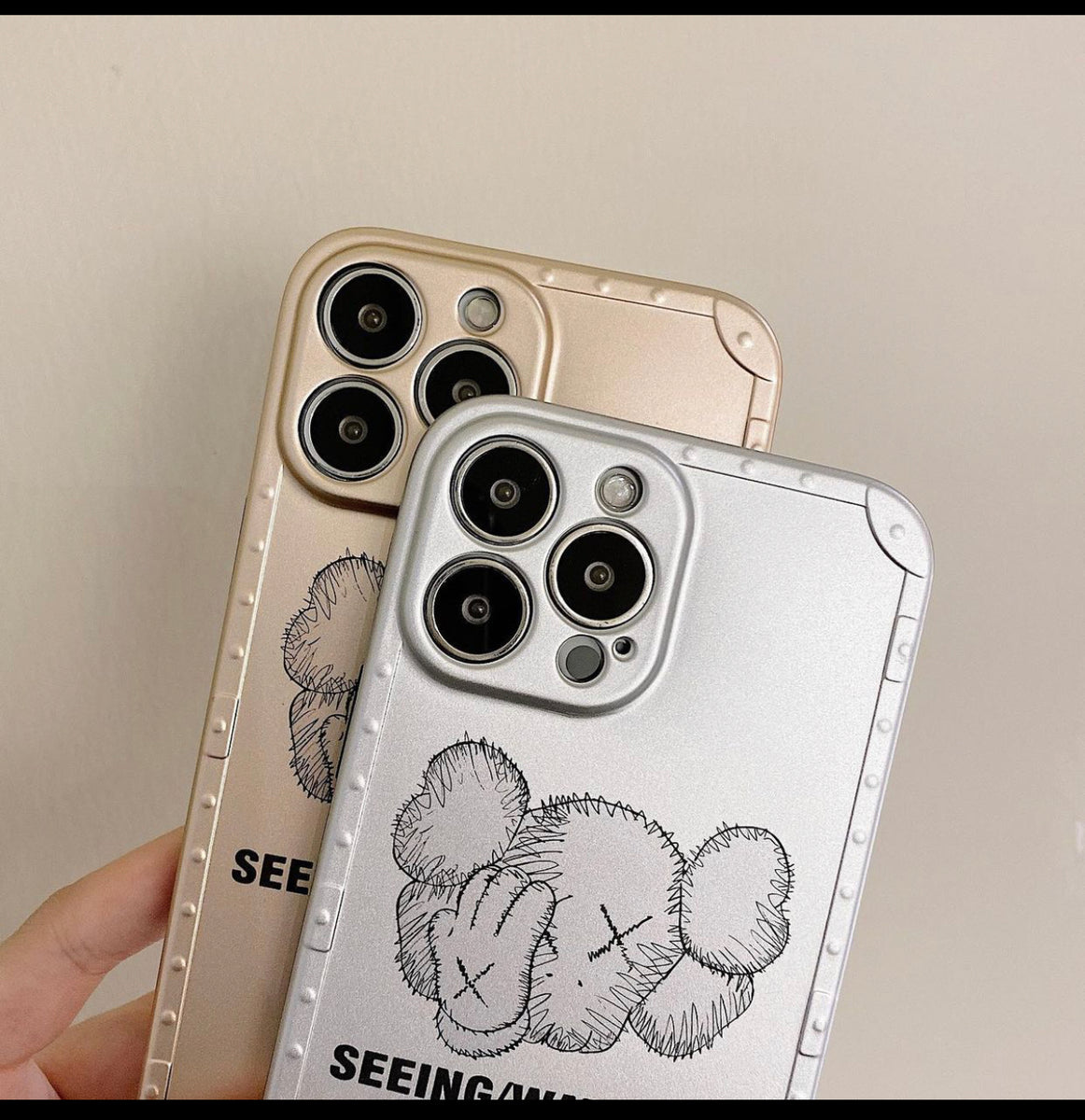 Sliver Kaws phone case – ShoppingspreeCo.